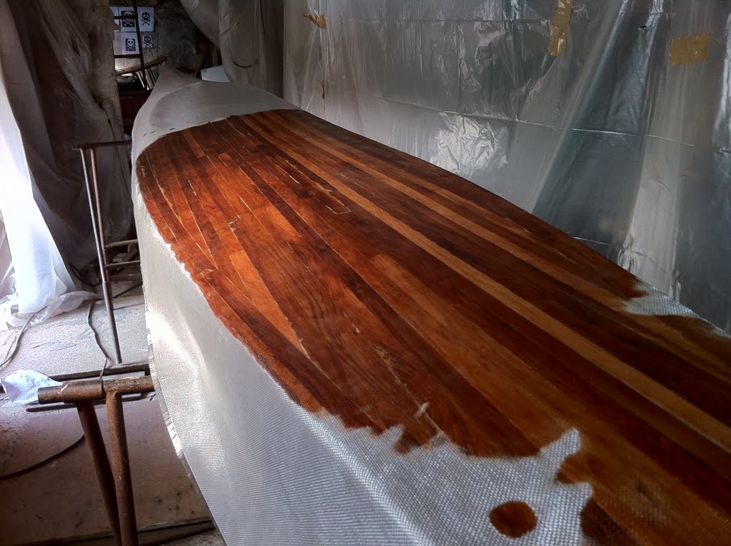 Strip-Planking – Construction Kayak Strip Planking